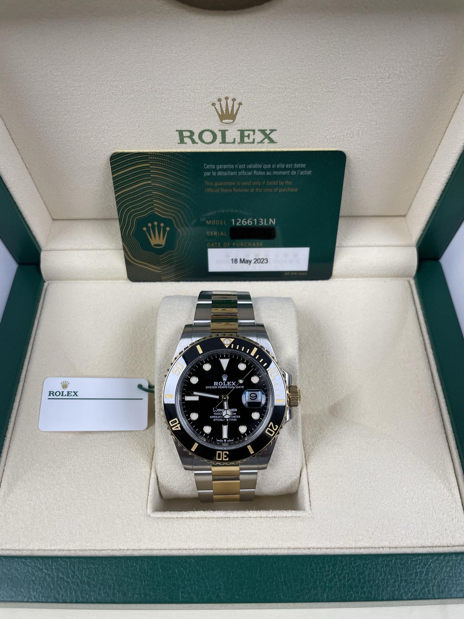 2023 Rolex Submariner Date 126613LN Wrist watch